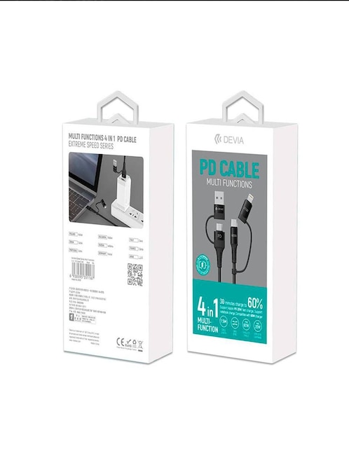 Cable lightning Devia a tipo USB C de 1 m 1