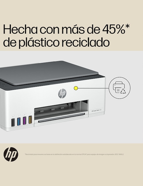 Multifuncional Hp Smart Tank 580 de tinta continua inalámbrica a color 8
