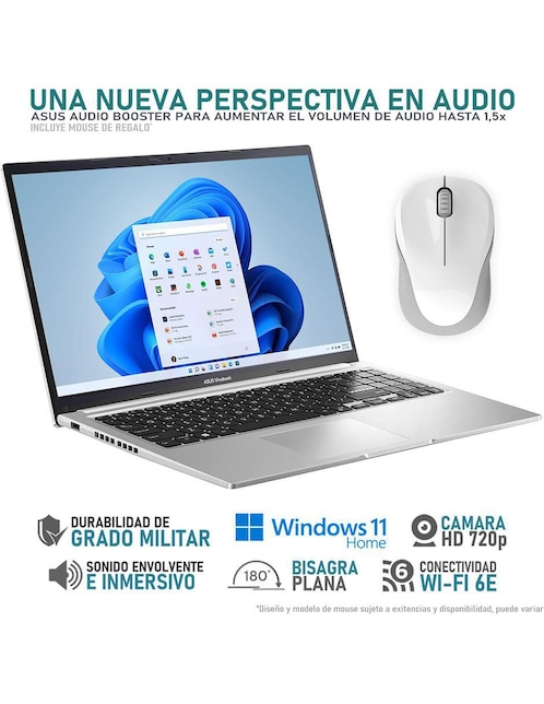 Laptop Asus Vivobook 15.6 pulgadas full hd Intel Core i7 Intel UHD 24 ...
