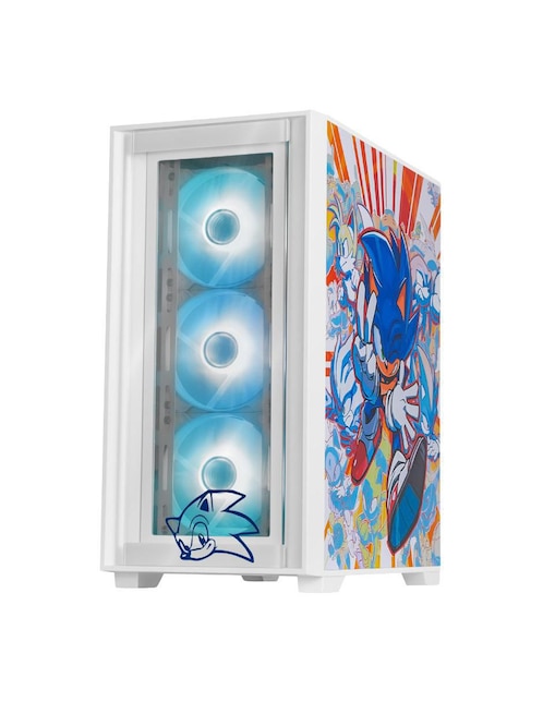 Gabinete Xtreme Pc Gaming Sonic Hedgehog Edition 2