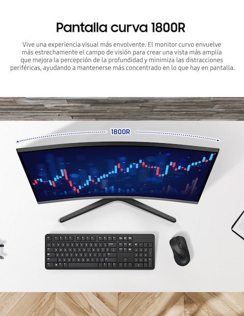 Monitor Samsung standard full HD 32 pulgadas LS32D390GALXZX 7