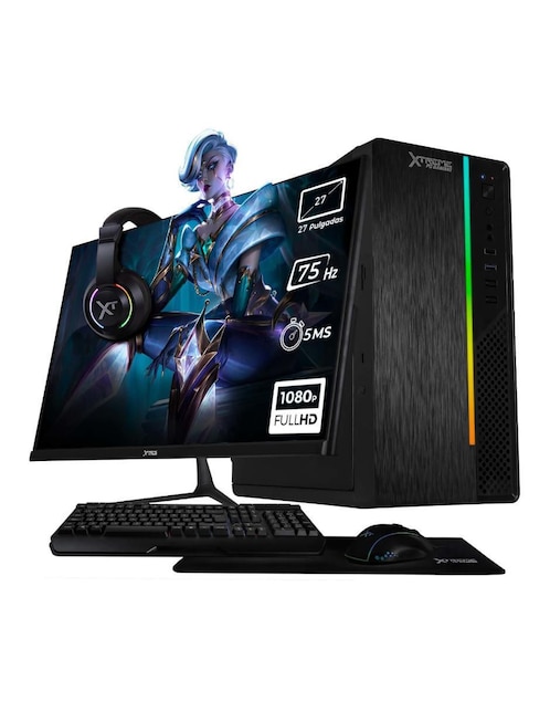 Computadora gamer Xtreme Pc Gaming XTPCR532GBVEGA7MUB 27 pulgadas Full ...