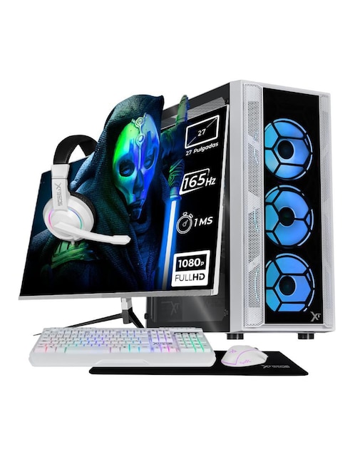 Computadora gamer Xtreme Pc Gaming XTPCR732GB5060MKW 27 pulgadas Full ...