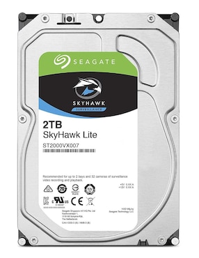 Disco Duro 2TB Seagate SkyHawk VideoVigilancia 3.5 SATA III ST2000VX007