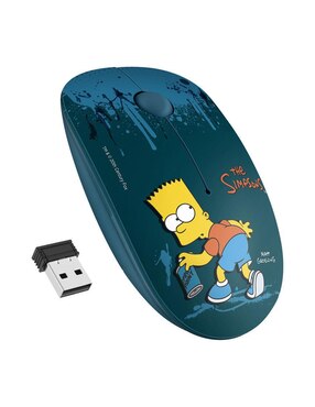 Mouse Inalámbrico Steren The Simpsons Paint