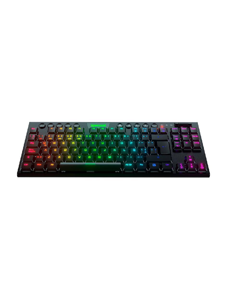 Teclado alámbrica e inalámbrica Redragon K621-RGB-SP RD | Gran Barata