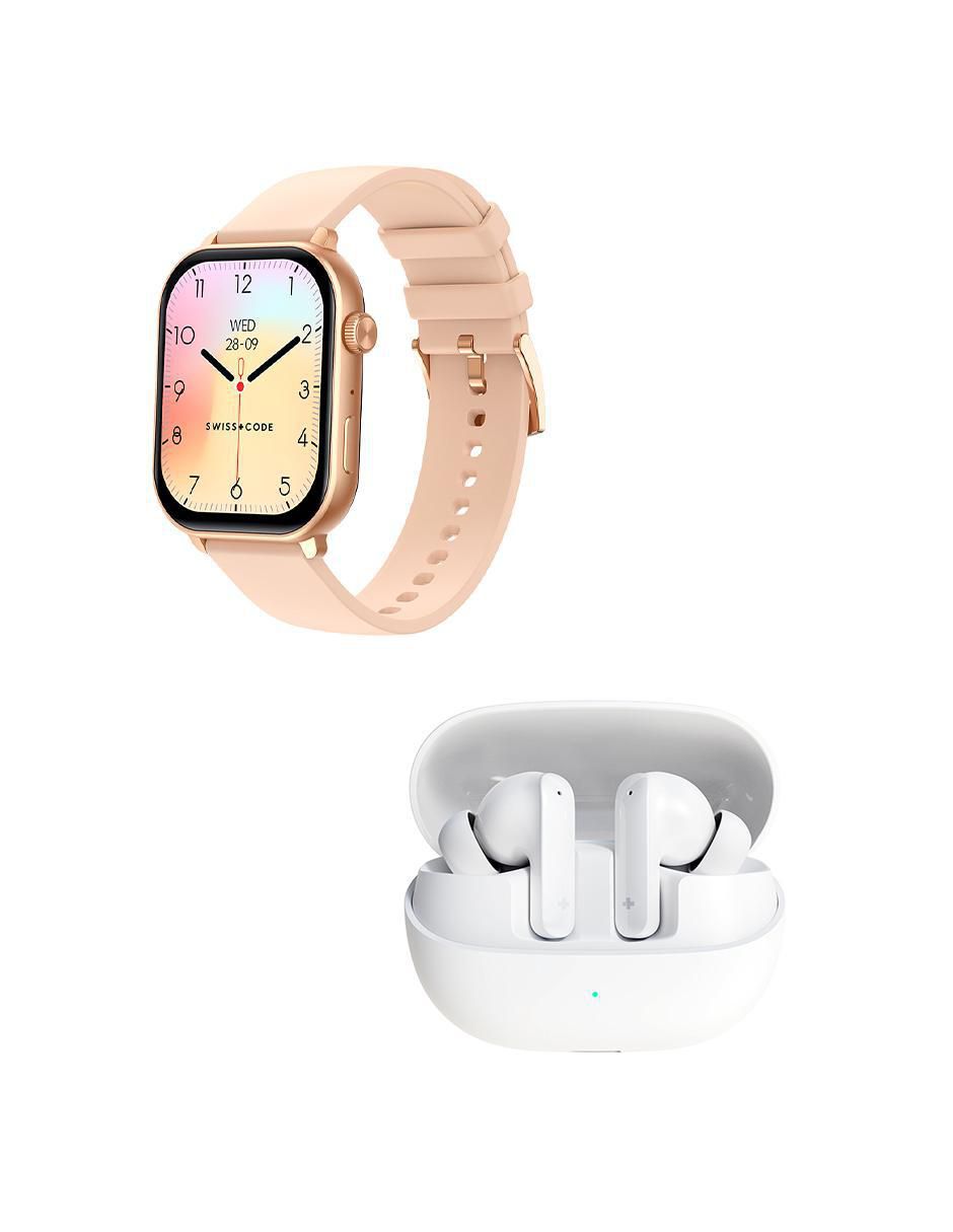 Smartwatch Swiss Code Combo Square Pro AMOLED + Seed Pro ANC unisex