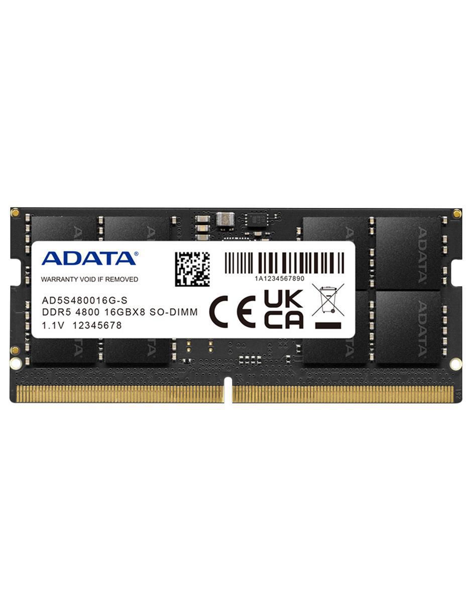 Memoria RAM SODIMM DDR Adata 16 GB AD5S480016G-S